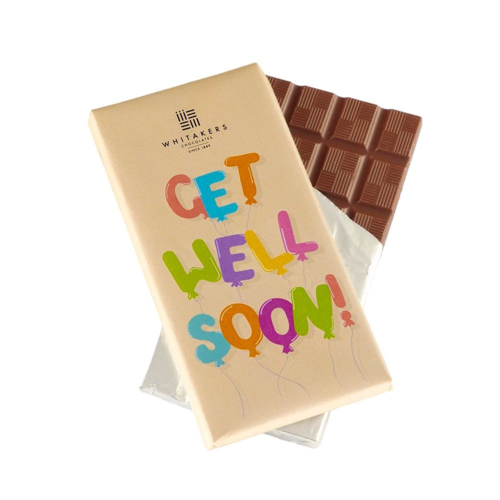 Get Well Soon Milk Chocolate Bar - 90g – Purpink Gifts Ltd